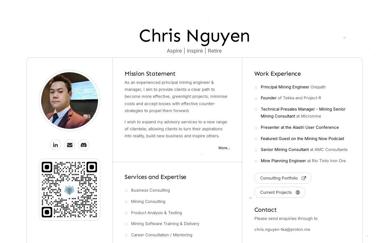 Chris Nguyen - Business Card
